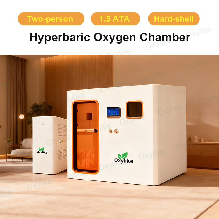Oxylike OLH-2-S1 1.5ATA Hard Shell Luxurious Two Seat Hyperbaric Oxygen ...